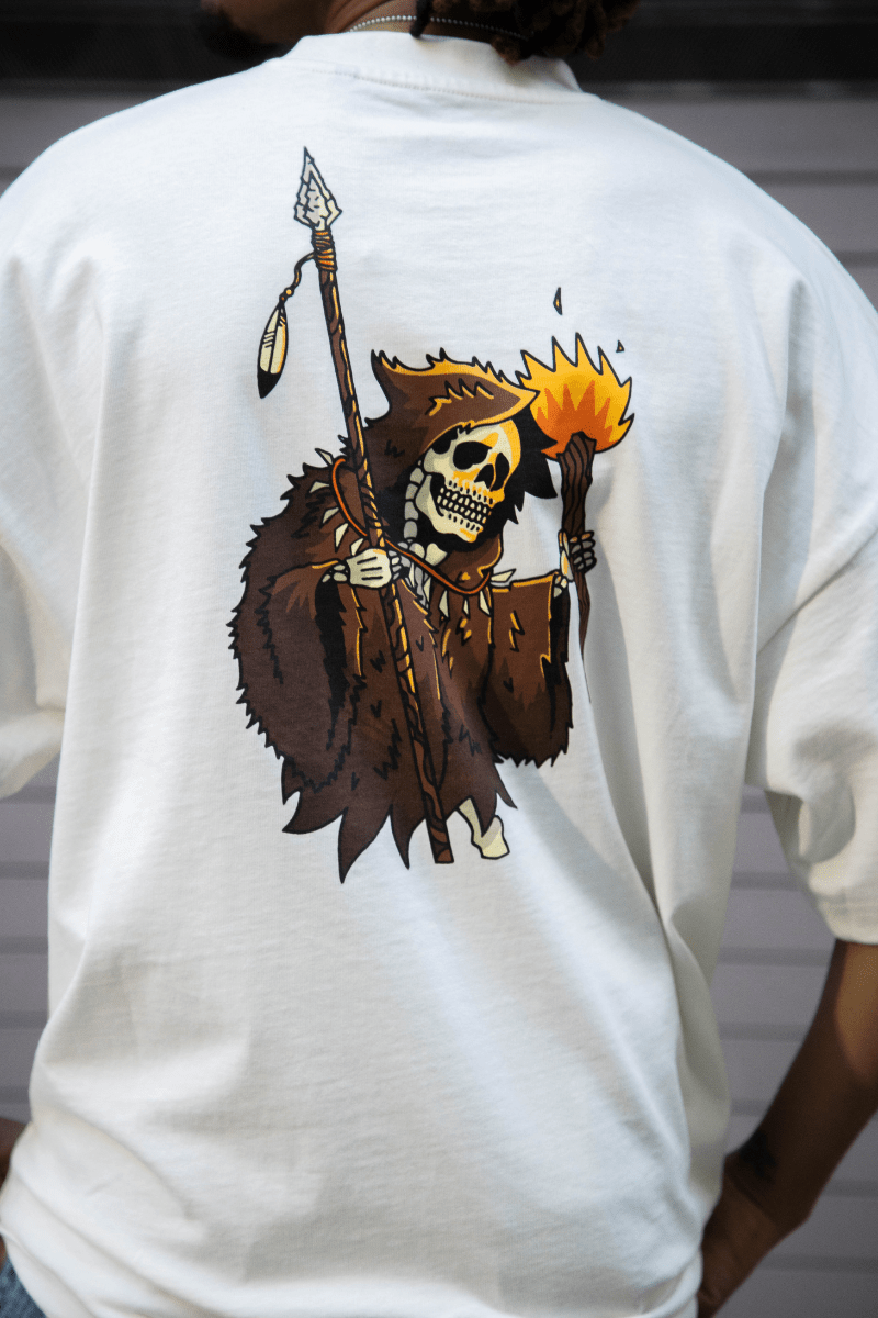 Caveman Reaper Unisex Oversized Tee – Vicklore